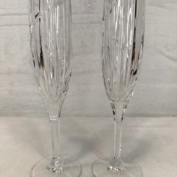 Mikasa | Dining | Mikasa Vintage Uptown Crystal Swirl Cut Champagne ...
